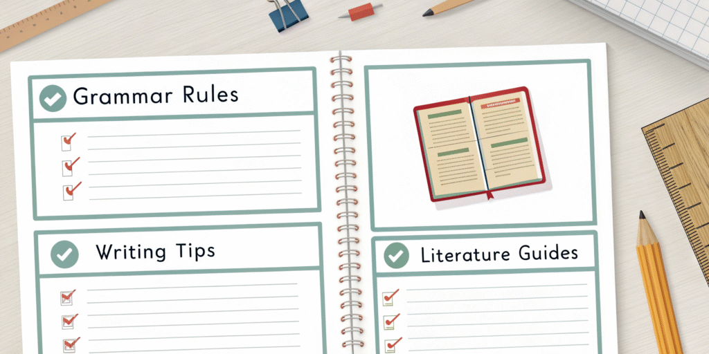 English Class Notes for Quick Revision: Grammar Rules, Writing Tips ...