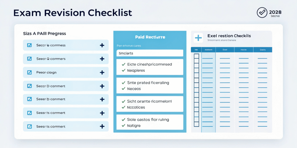Exam Revision Checklist: Paid Resource to Track Your Progress ...